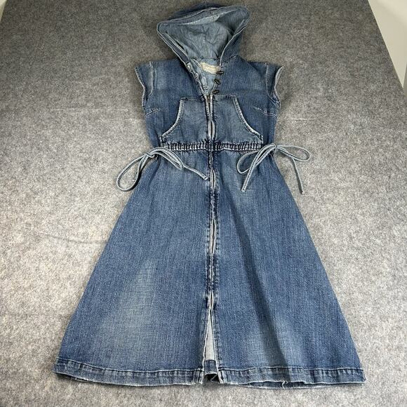 Current/Elliott | Dresses | Current Elliot Denim Dress Womens Small ...